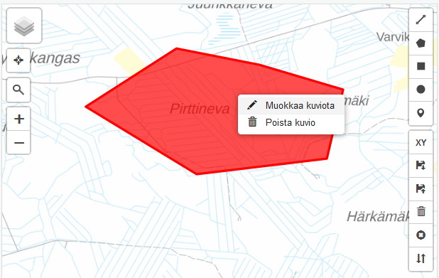 Kartan käyttöohje | Suomen Lajitietokeskus